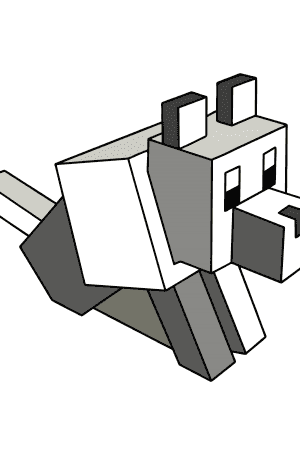 Minecraft Tnt coloring page ♥ Online and Print for Free!