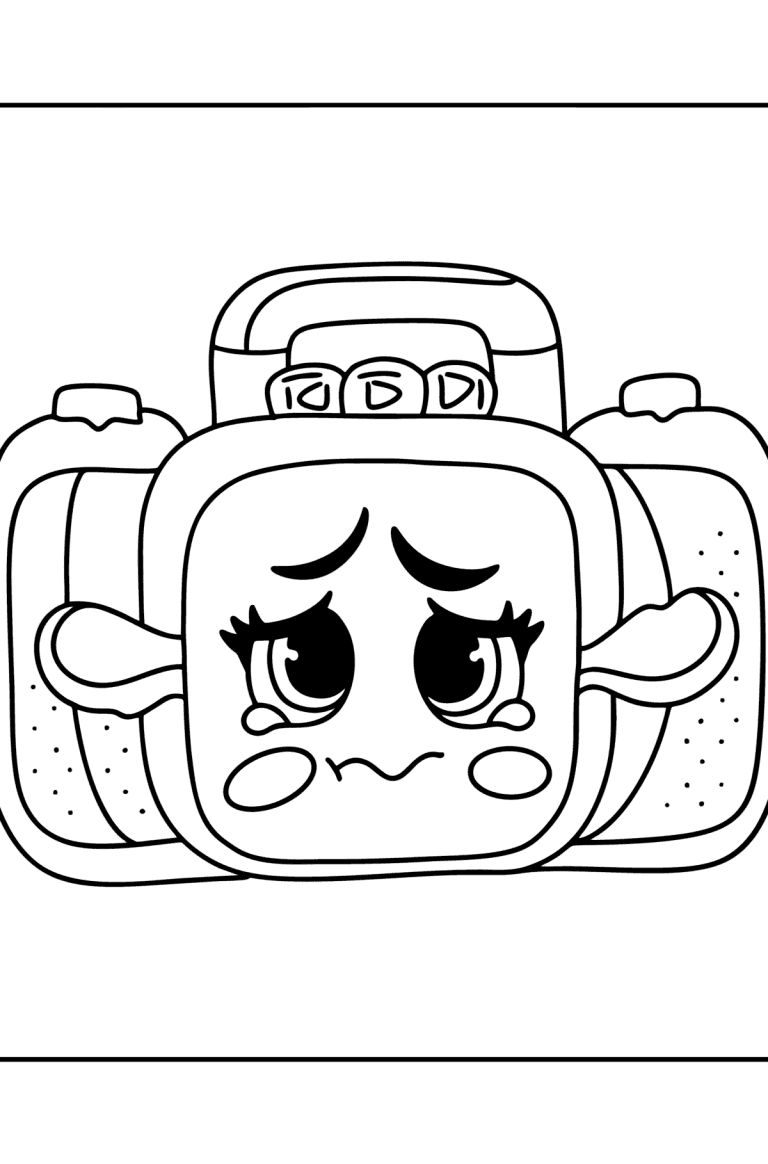 Colouring page Moji Pops Amy ♥ Online and Print for Free!