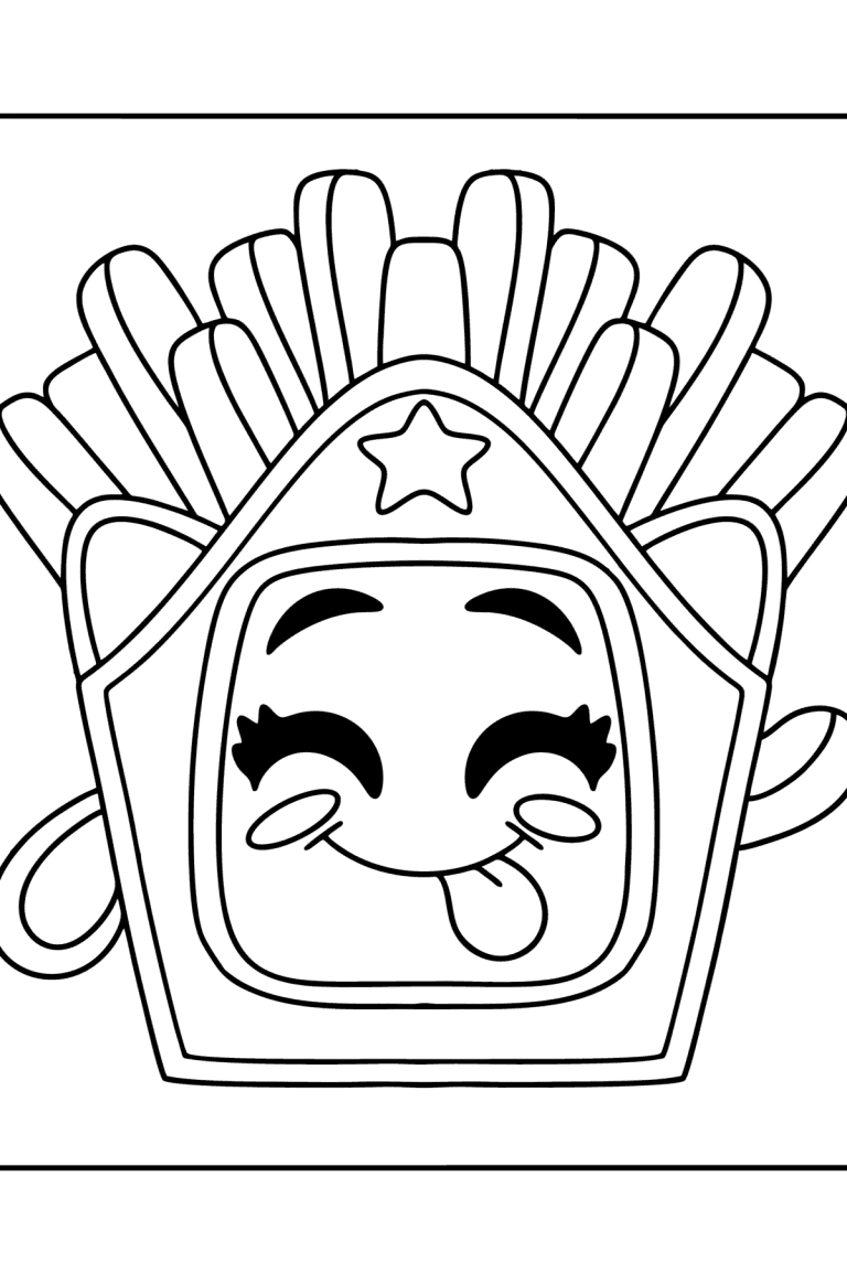 Coloring page Moji Pops Chipz ♥ Online and Print for Free!