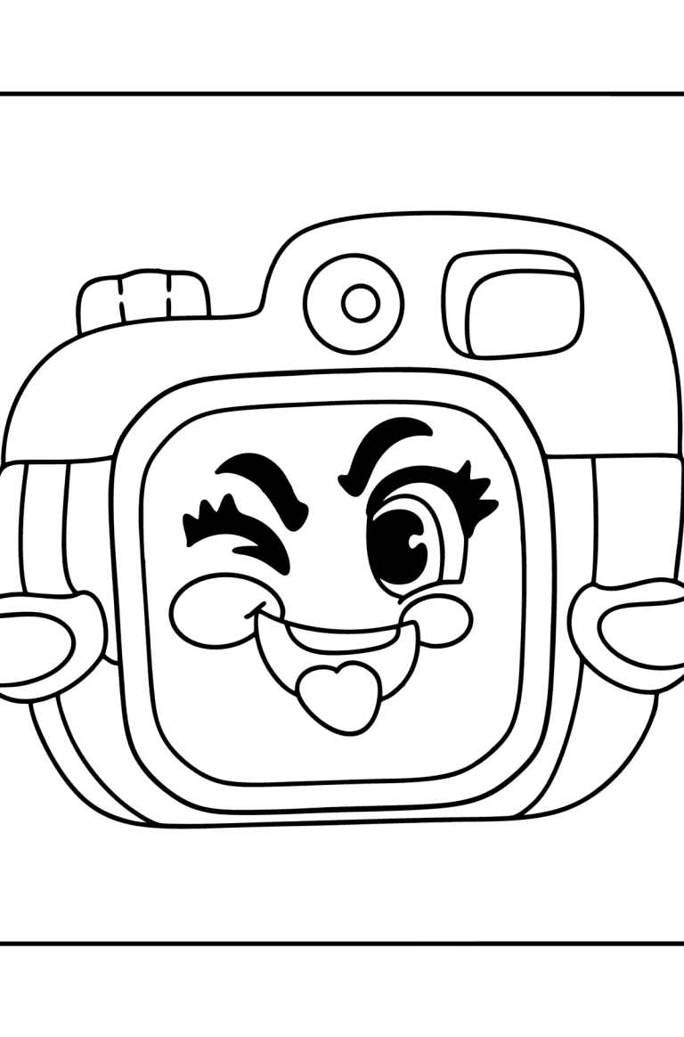 Coloring page Moji Pops Clicky ♥ Online and Print for Free!