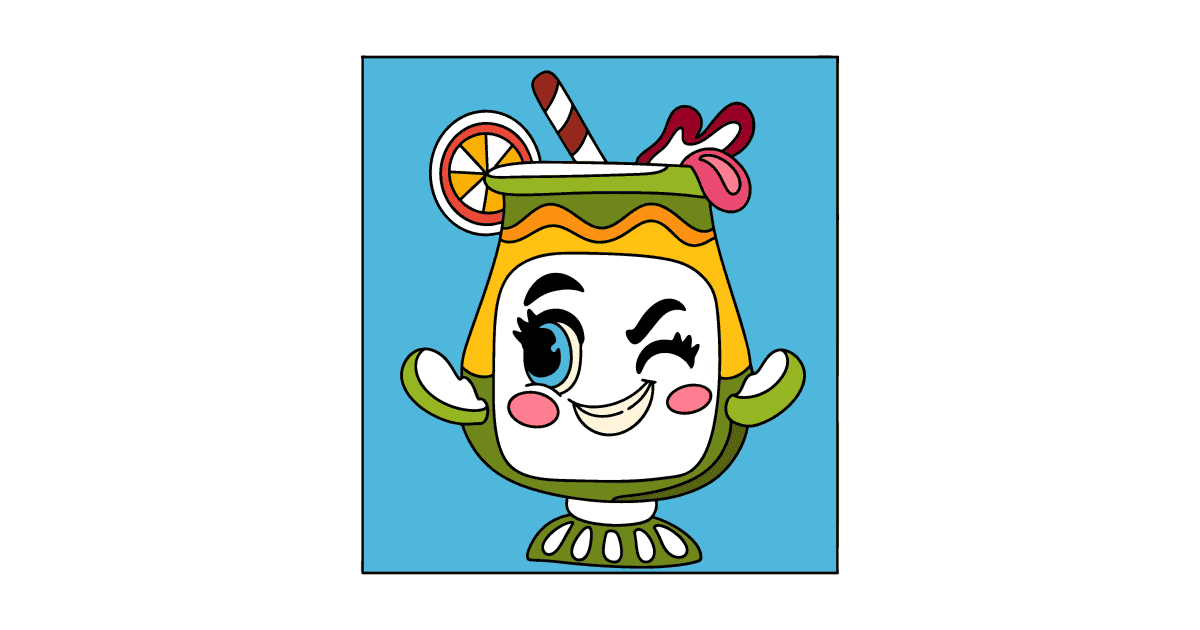 Coloring page Moji Pops Fizzy ♥ Online and Print for Free!