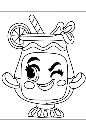 Coloring page Moji Pops Fizzy ♥ Online and Print for Free!