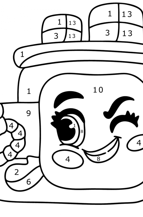 Coloring page MojiPops Floaty ♥ Online and Print for Free!