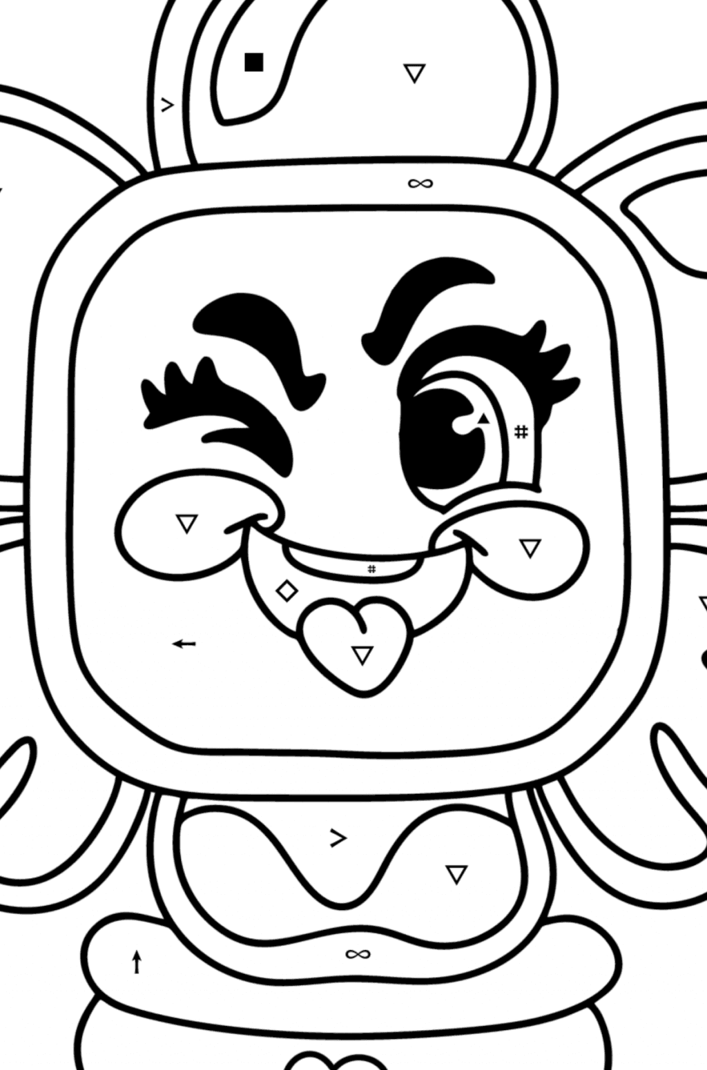 Kolorowanka Flowy Moji Pops Coloring For