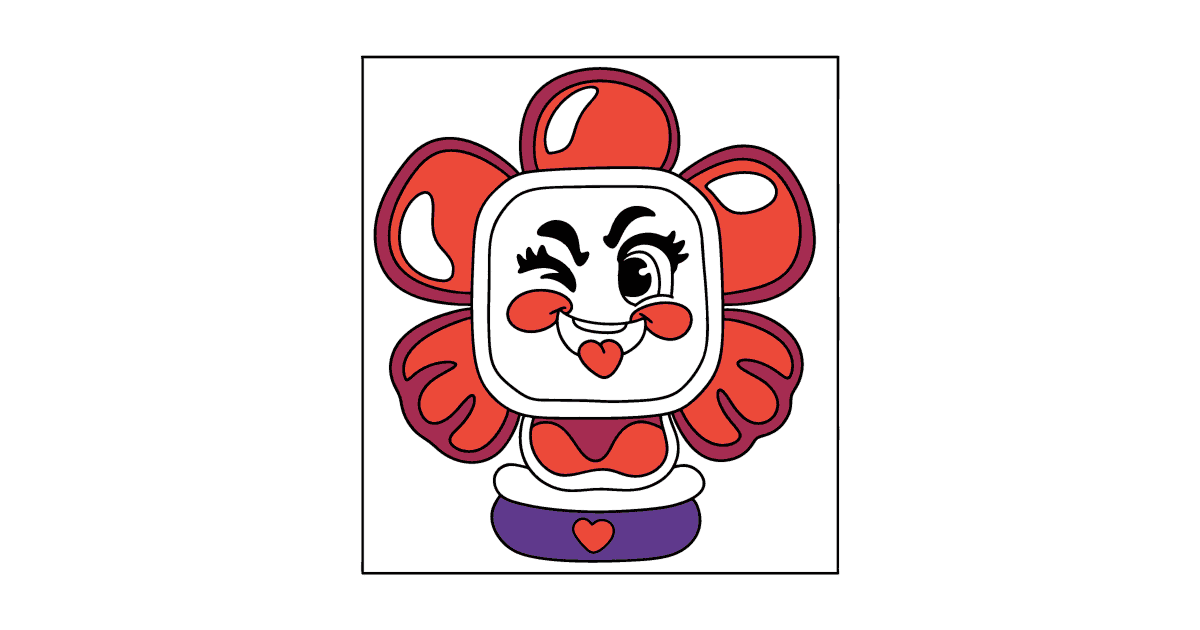 Kolorowanka Flowy Moji Pops | Coloring-for-Kids.com