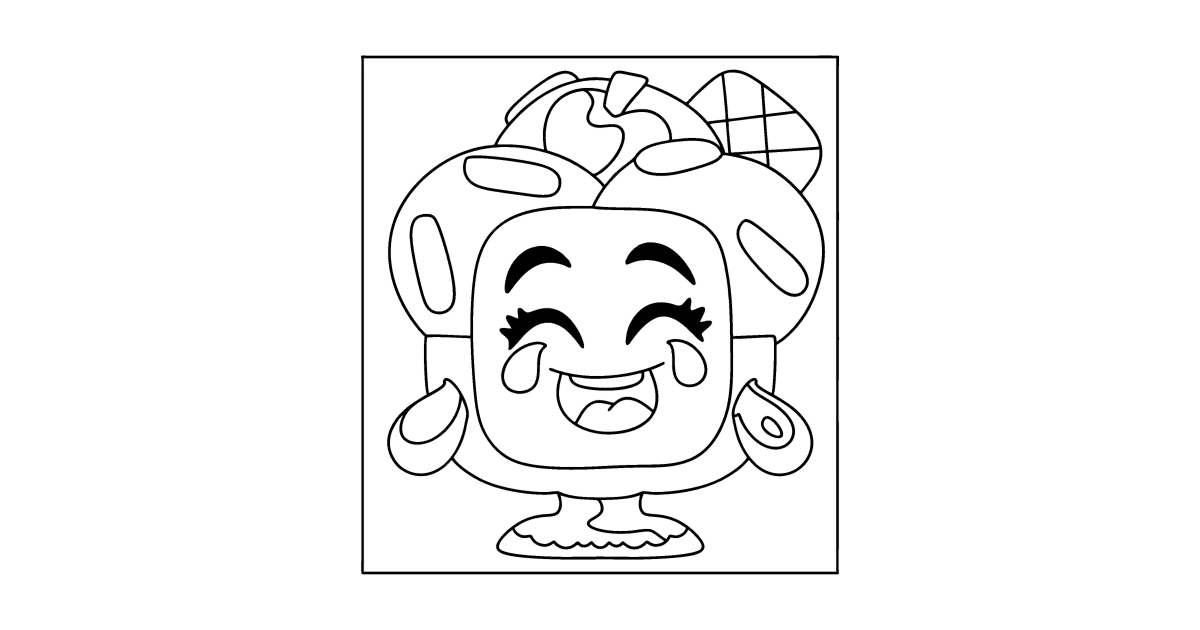 Coloring page Moji Pops Icy ♥ Online and Print for Free!