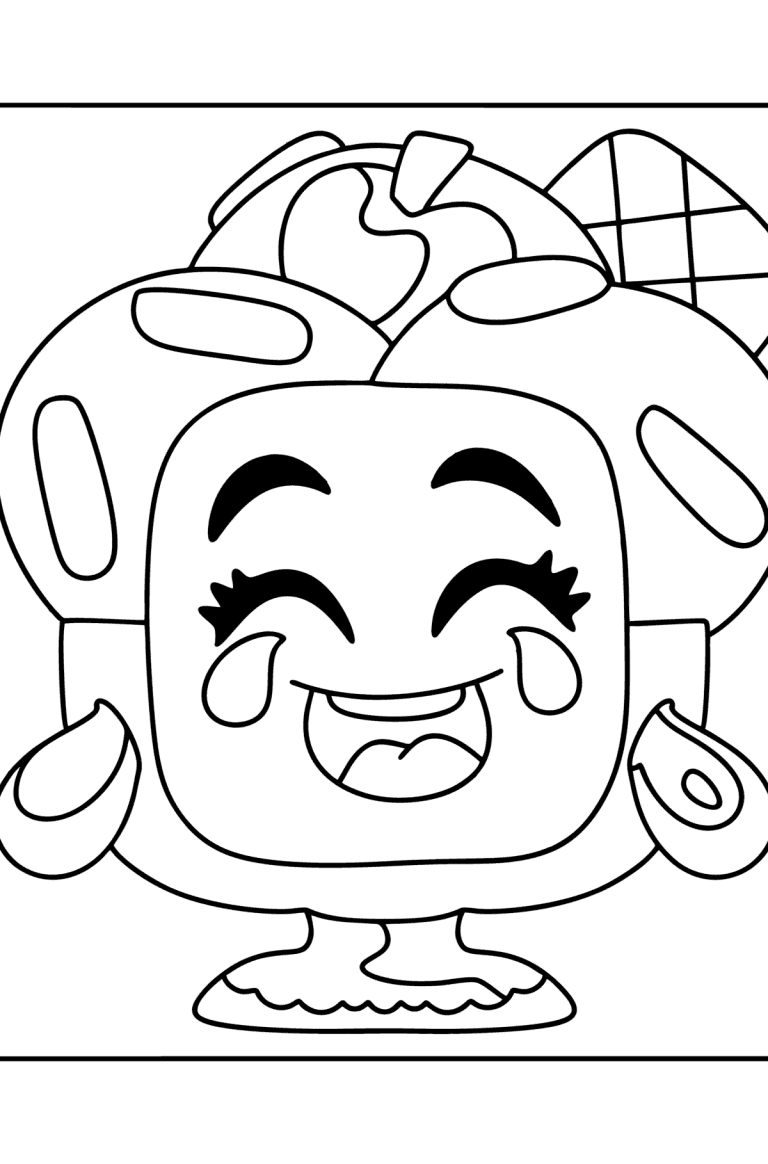 Coloring page Moji Pops Icy ♥ Online and Print for Free!