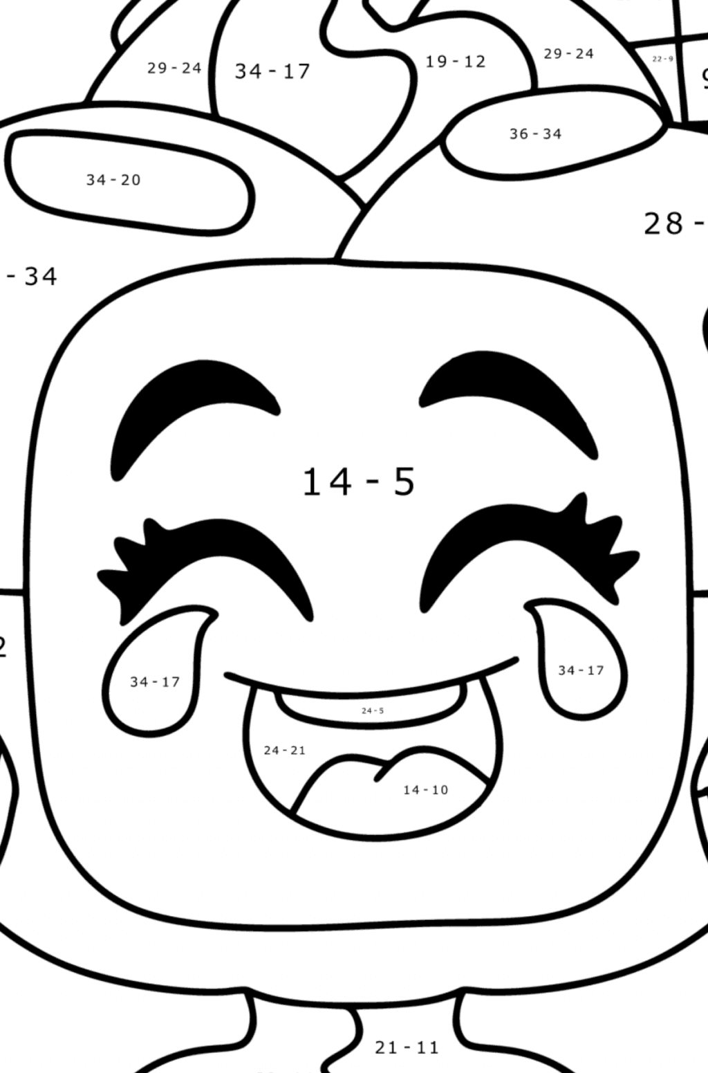 Coloring page Moji Pops Icy ♥ Online and Print for Free!