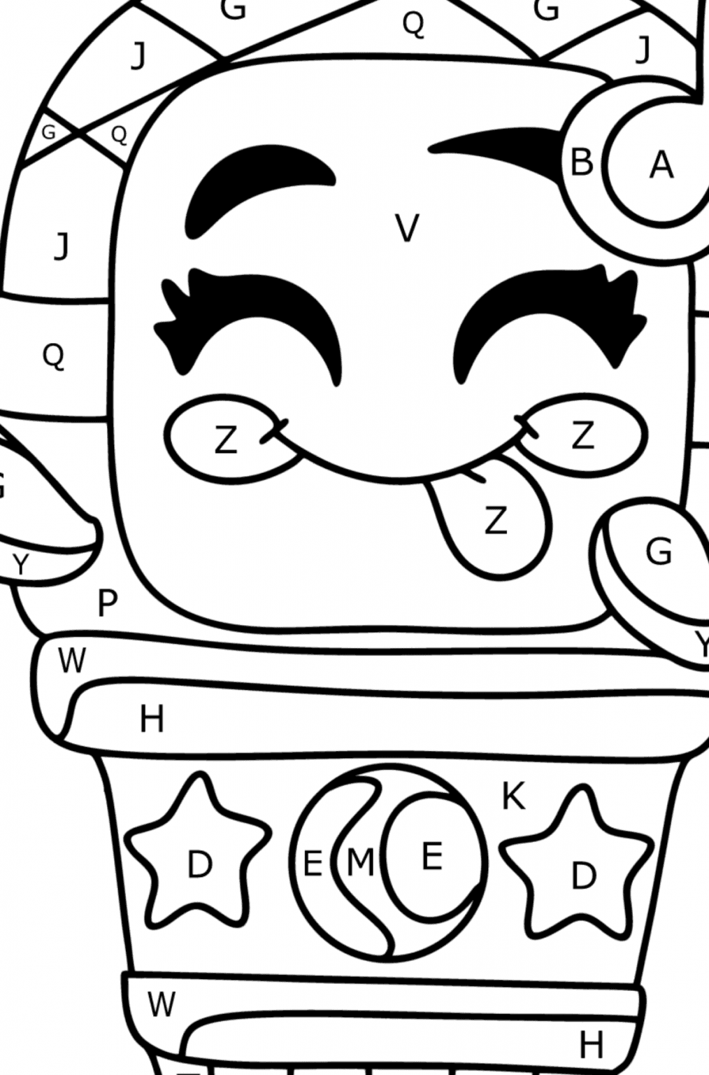 Coloring page MojiPops Micky ♥ Online and Print for Free!