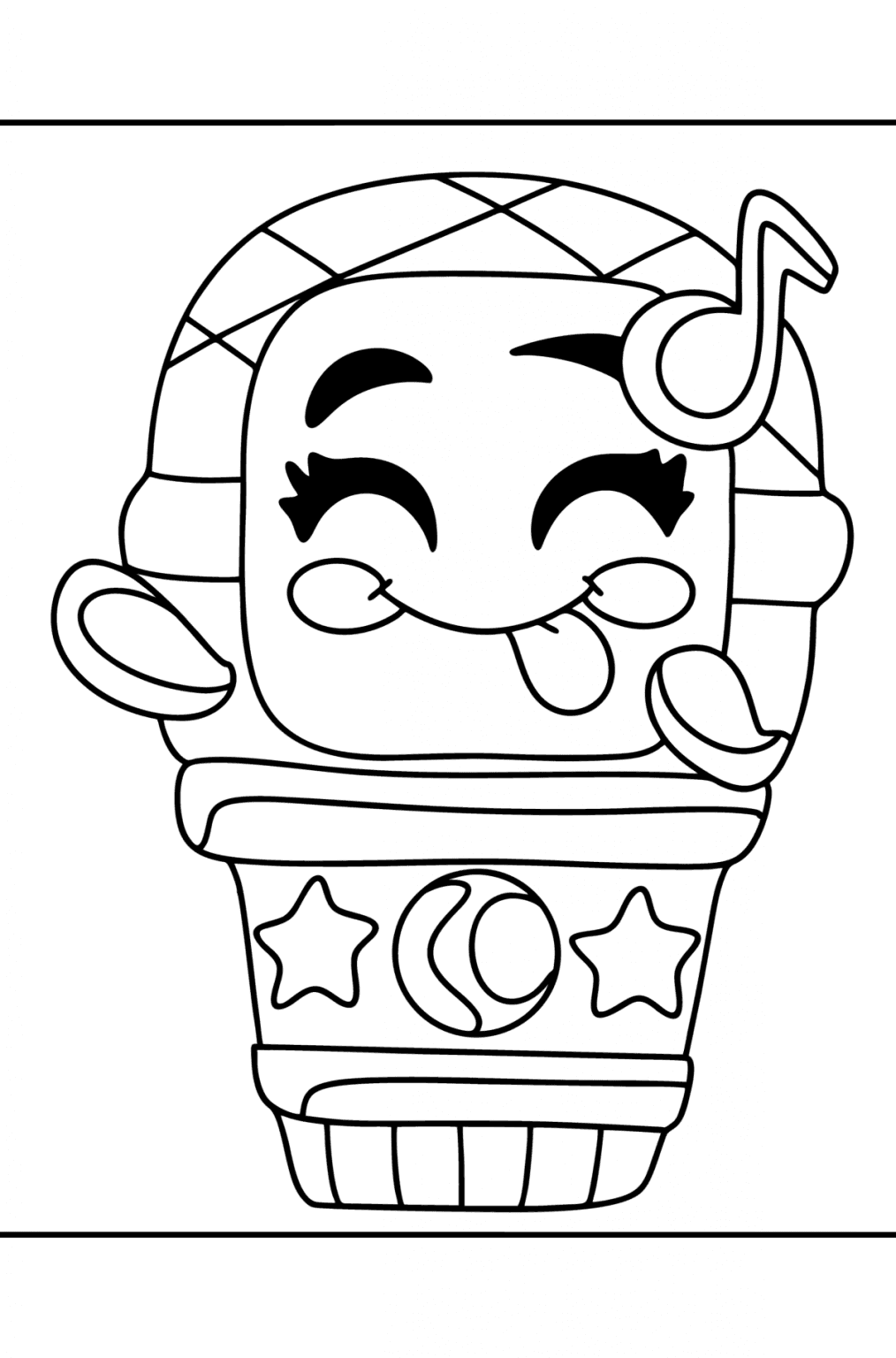 Kolorowanki Mojipops Dla Dzieci Coloring For