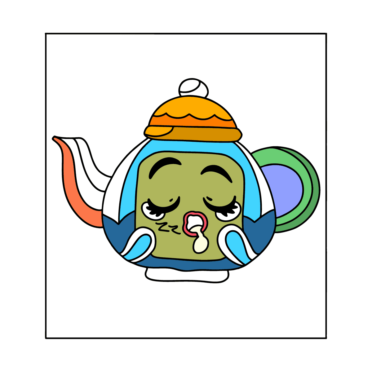 Coloring page MojiPops Polly ♥ Online and Print for Free!