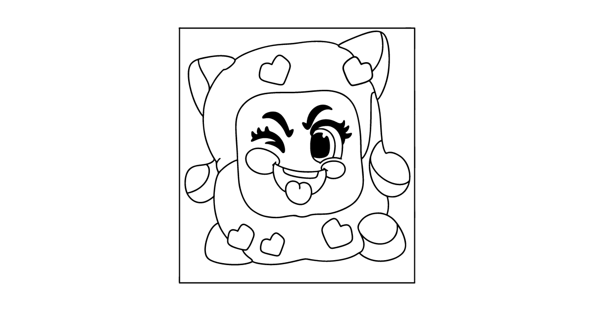 Coloring page MojiPops Softy ♥ Online and Print for Free!
