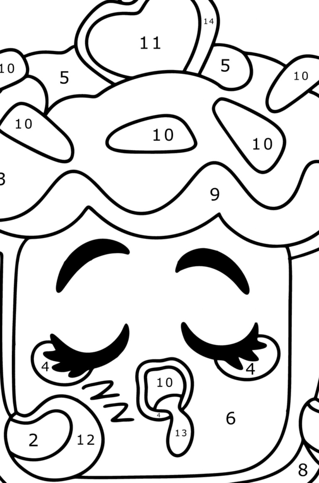 Coloring page MojiPops Sprinks ♥ Online and Print for Free!