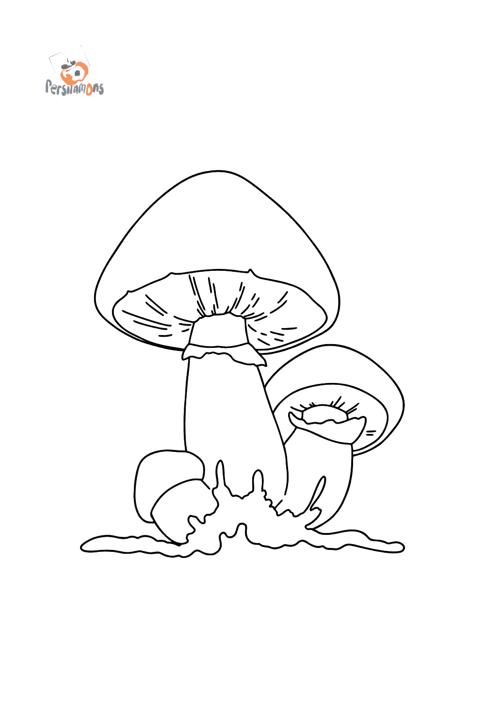 Champignons coloring page ♥ Online or Printable for Free!