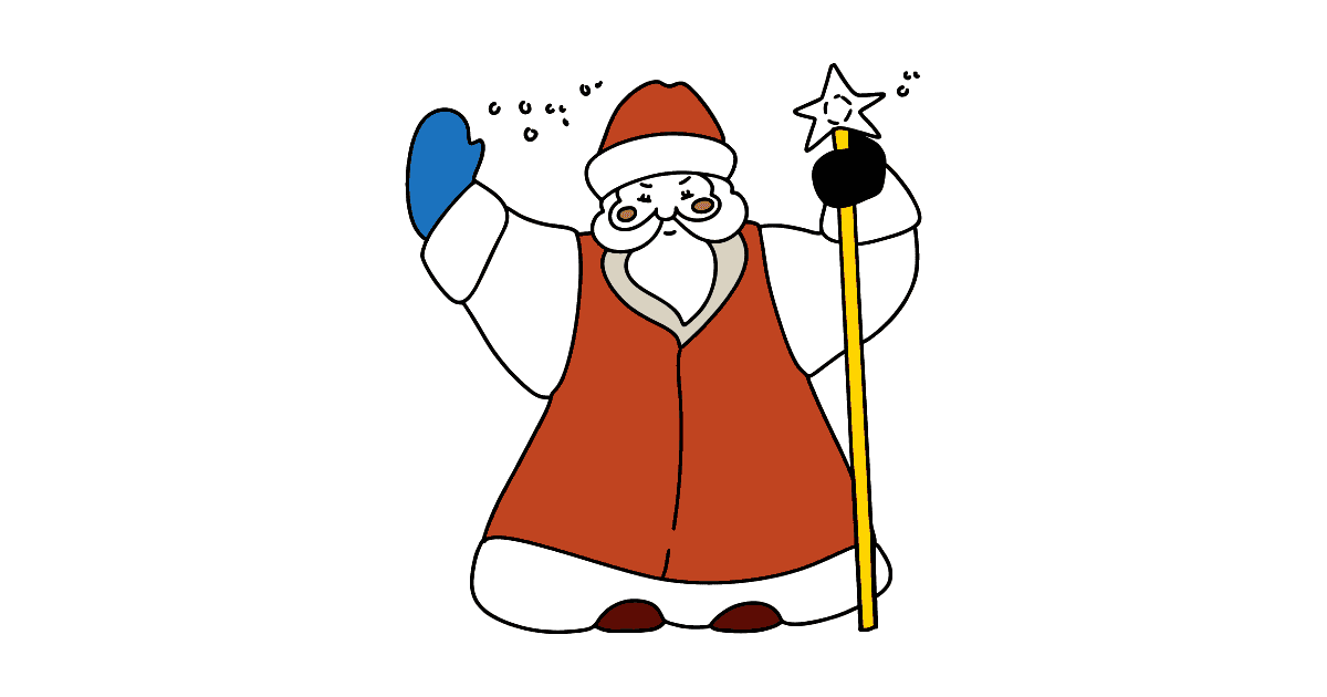 Father Frost coloring page ♥ Online, and Print for Free!