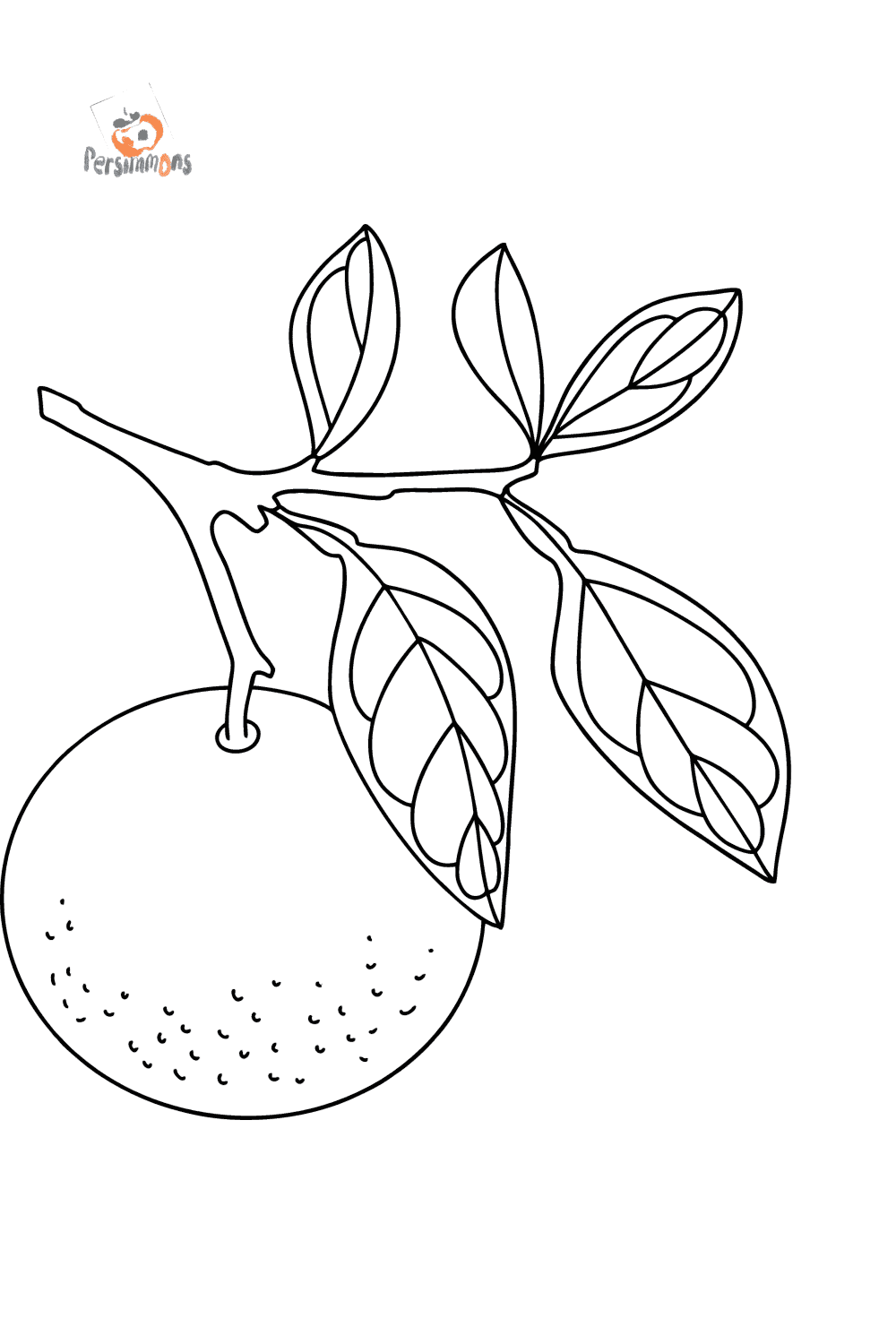 Coloriage Orange pousse ♥ En ligne ou imprimer Gratuit