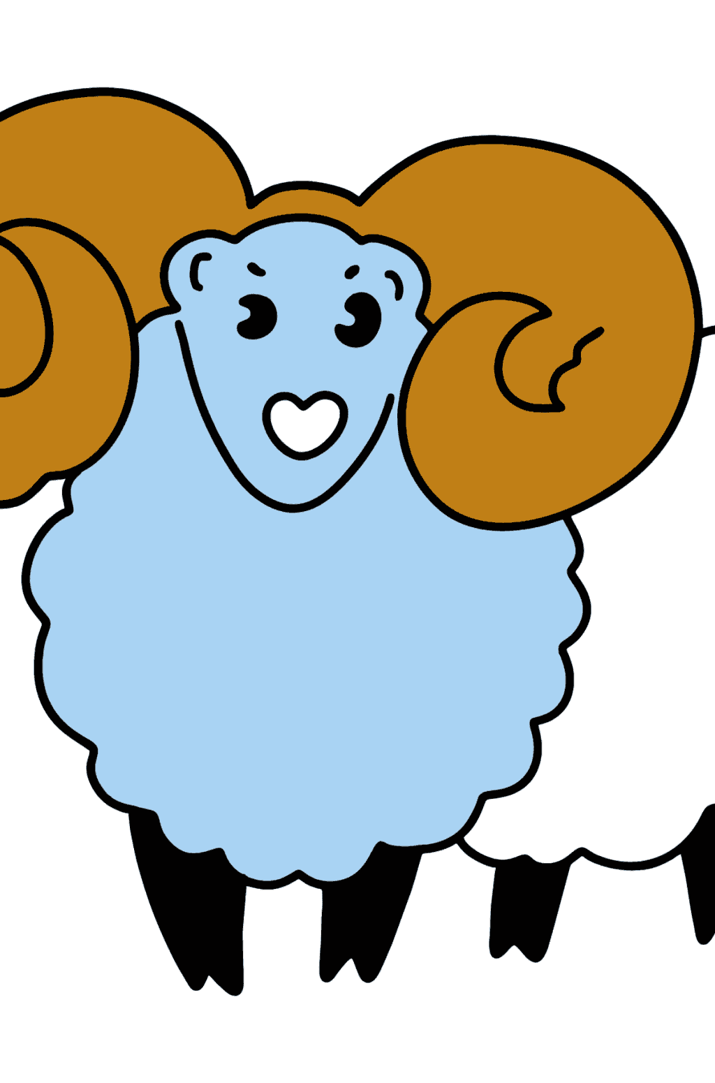 Calf coloring page for kids ♥ Online or Printable for Free!