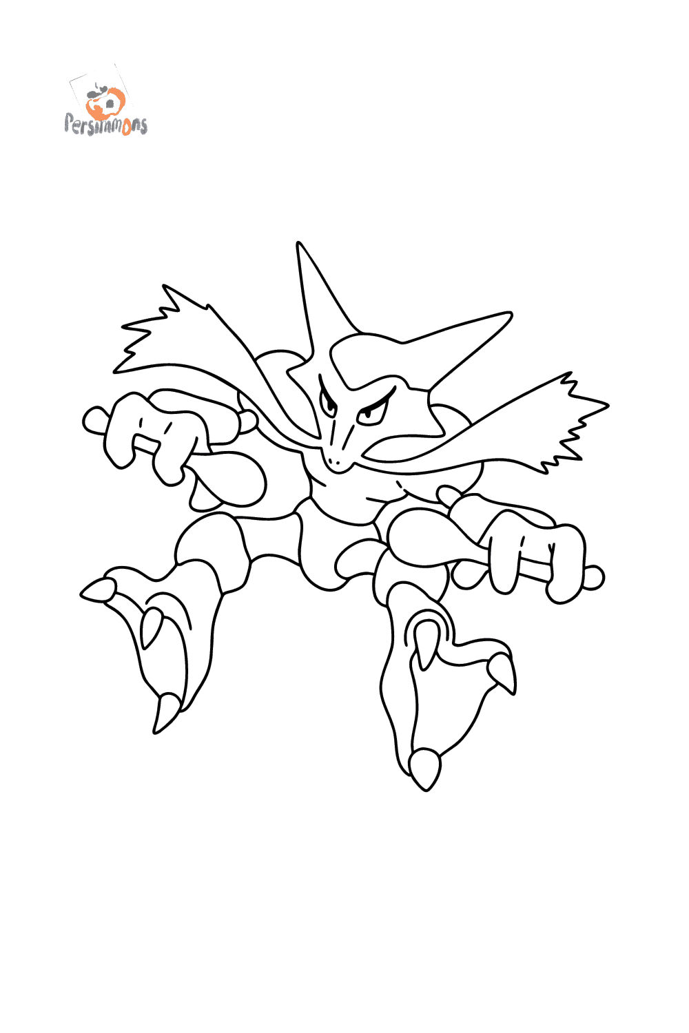 Coloriage Pokemon Go Alakazam ♥ En ligne ou imprimer