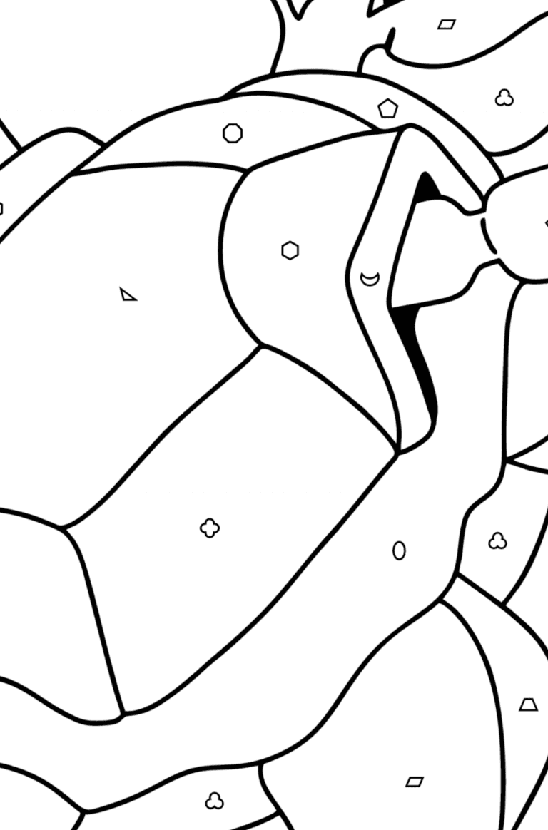 Pokémon Go Blastoise coloring page ♥ Online and Print for Free!