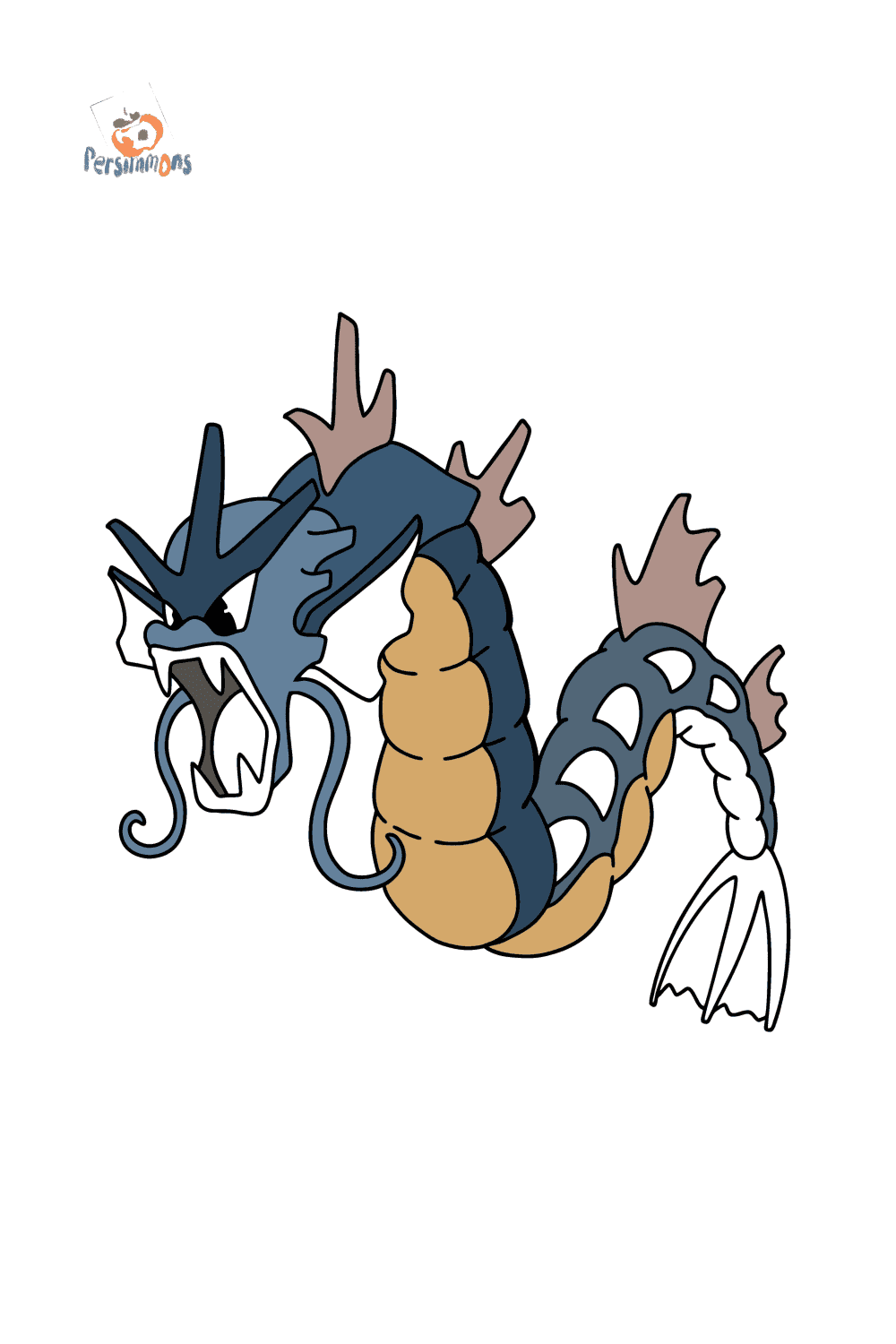 Coloring page Pokemon Go Gyarados ♥ Online and Print for Free!
