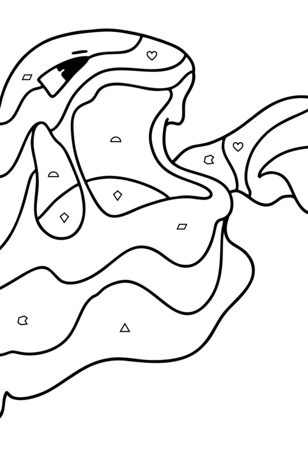 Dibujo de Pokémon Go Muk para colorear ♥ Imprime y en Línea