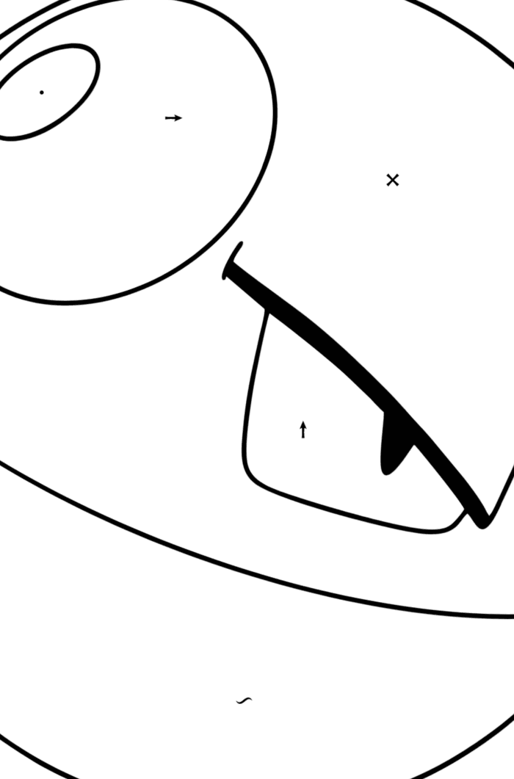 Coloring page Pokémon Go Voltorb ♥ Online and Print for Free!