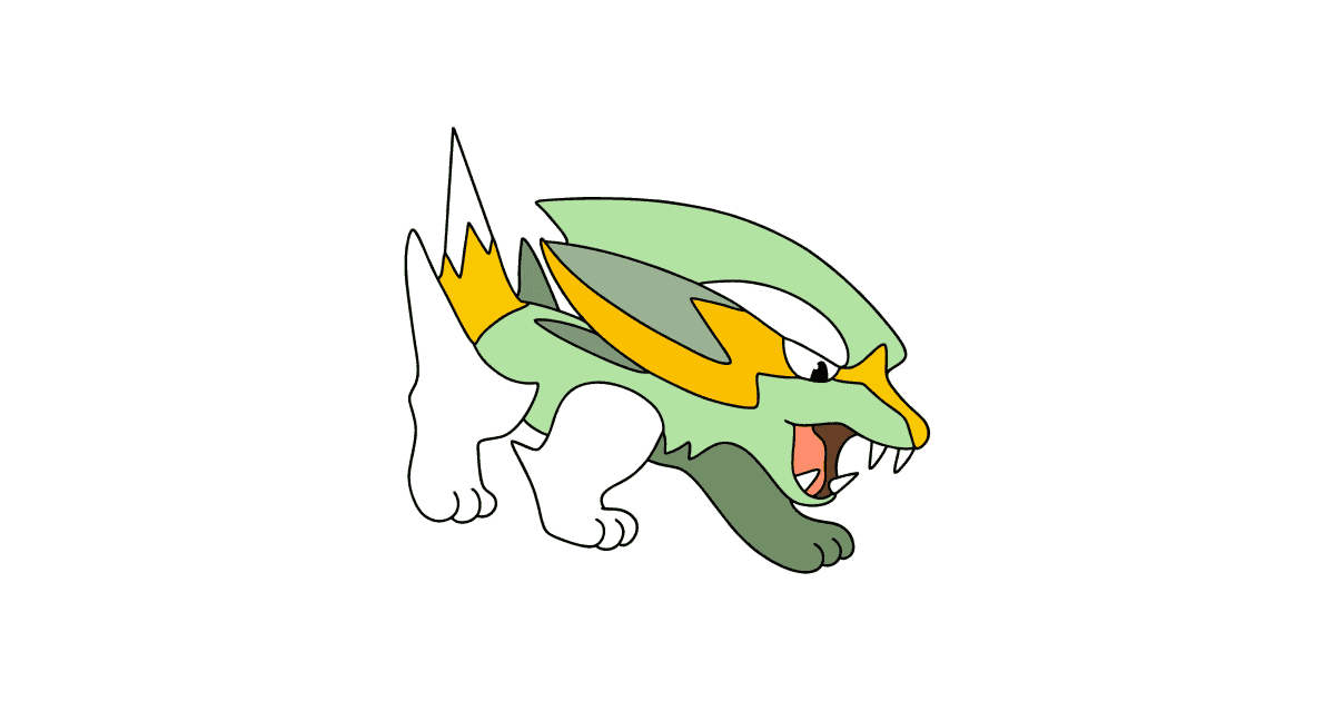 Colouring page Pokémon X and Y Electrike ♥ Online and Print for Free!