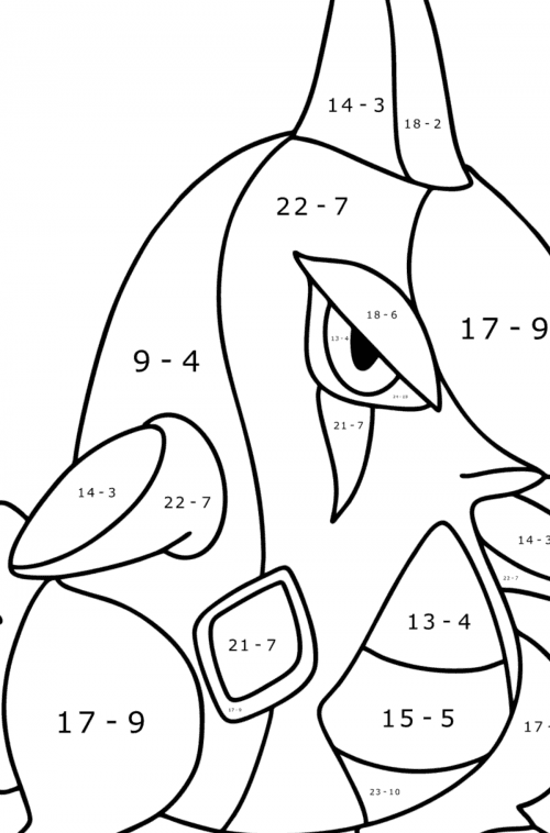 Dibujo de Pokémon XY Larvitar para colorear - Imprime y en Línea