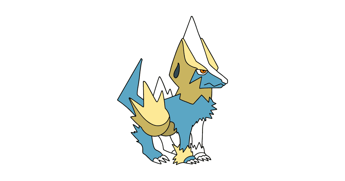 Coloriage Pokémon XY Manectric ♥ En ligne ou imprimer