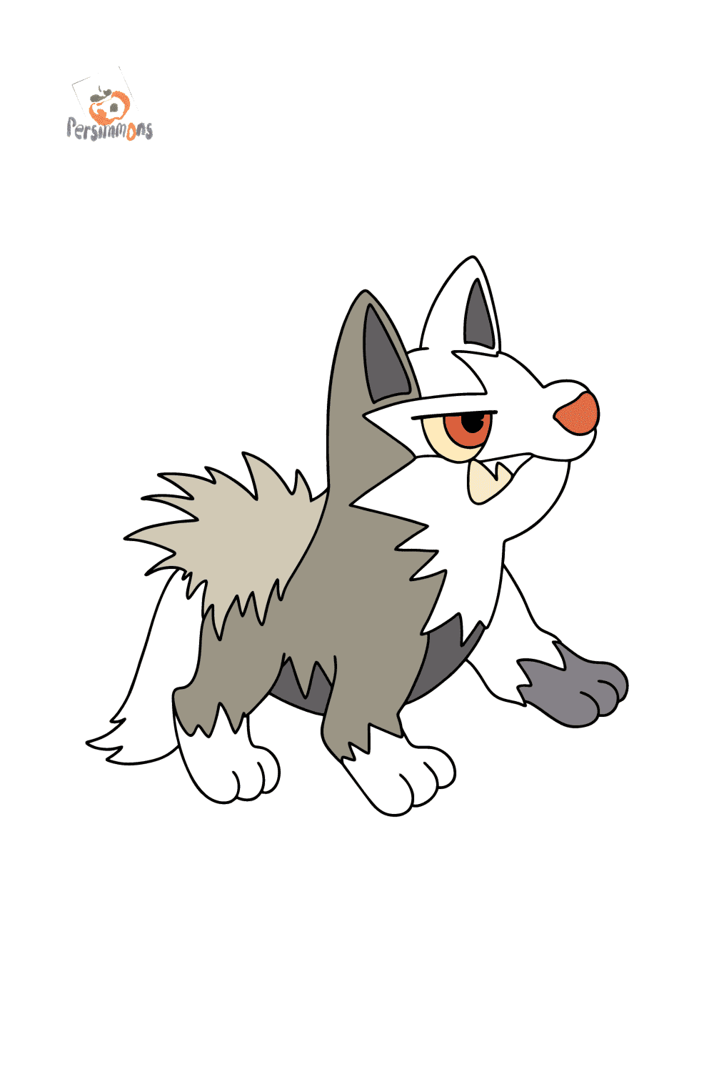 Kolorowanka Poochyena dla dzieci | Coloring-for-Kids.com