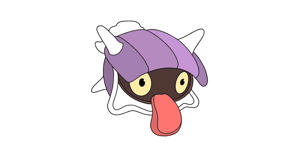 Colouring page Pokémon X and Y Shellder ♥ Online and Print for Free!