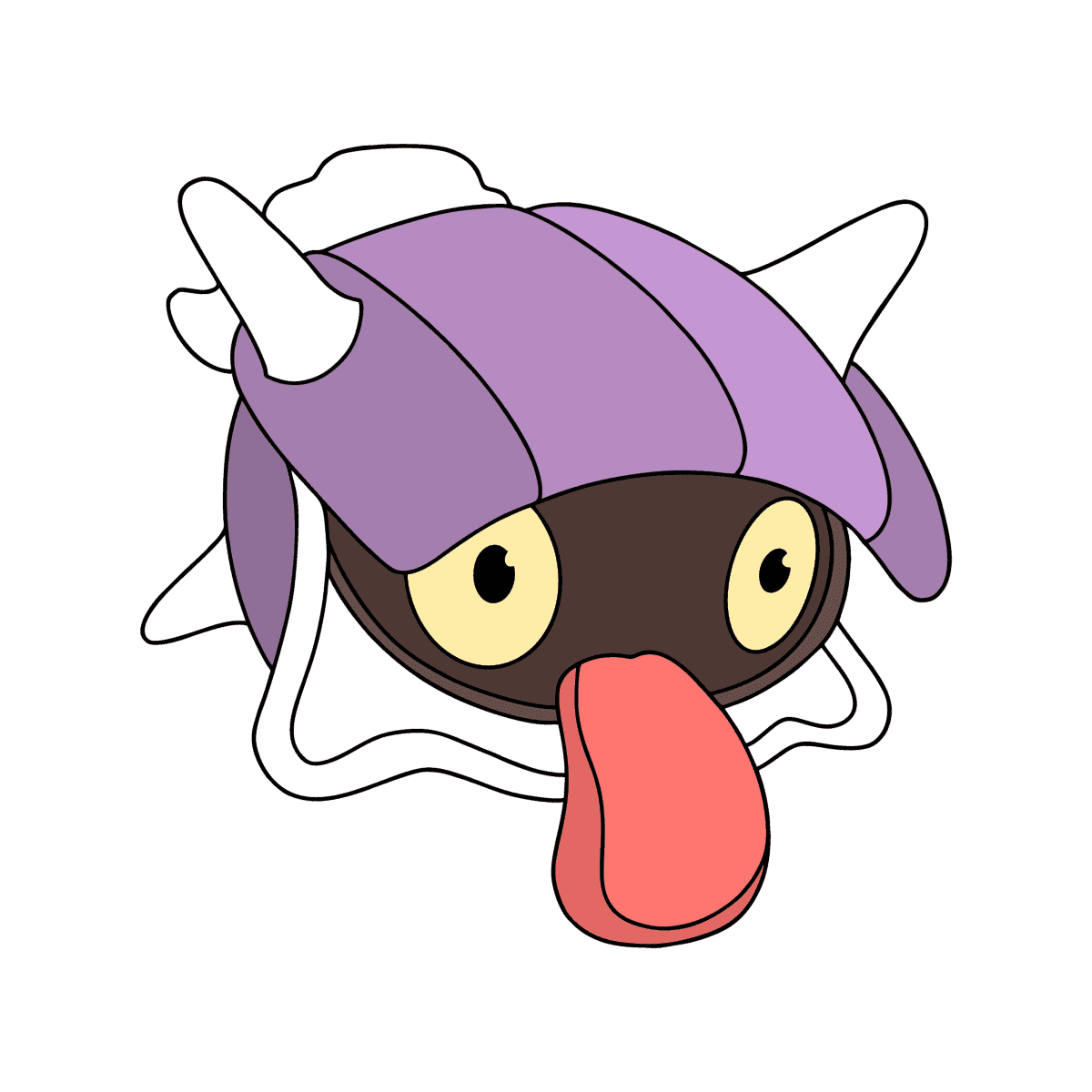 Colouring page Pokémon X and Y Shellder ♥ Online and Print for Free!