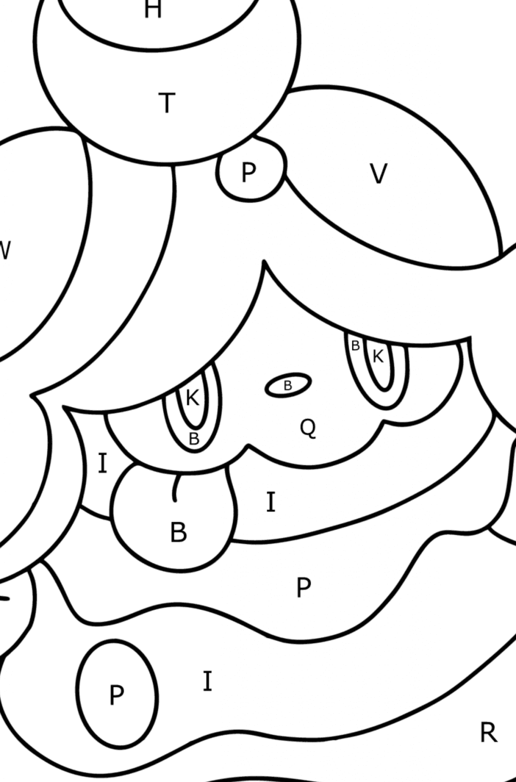 Colouring page Pokémon X and Y Slurpuff ♥ Online and Print for Free!