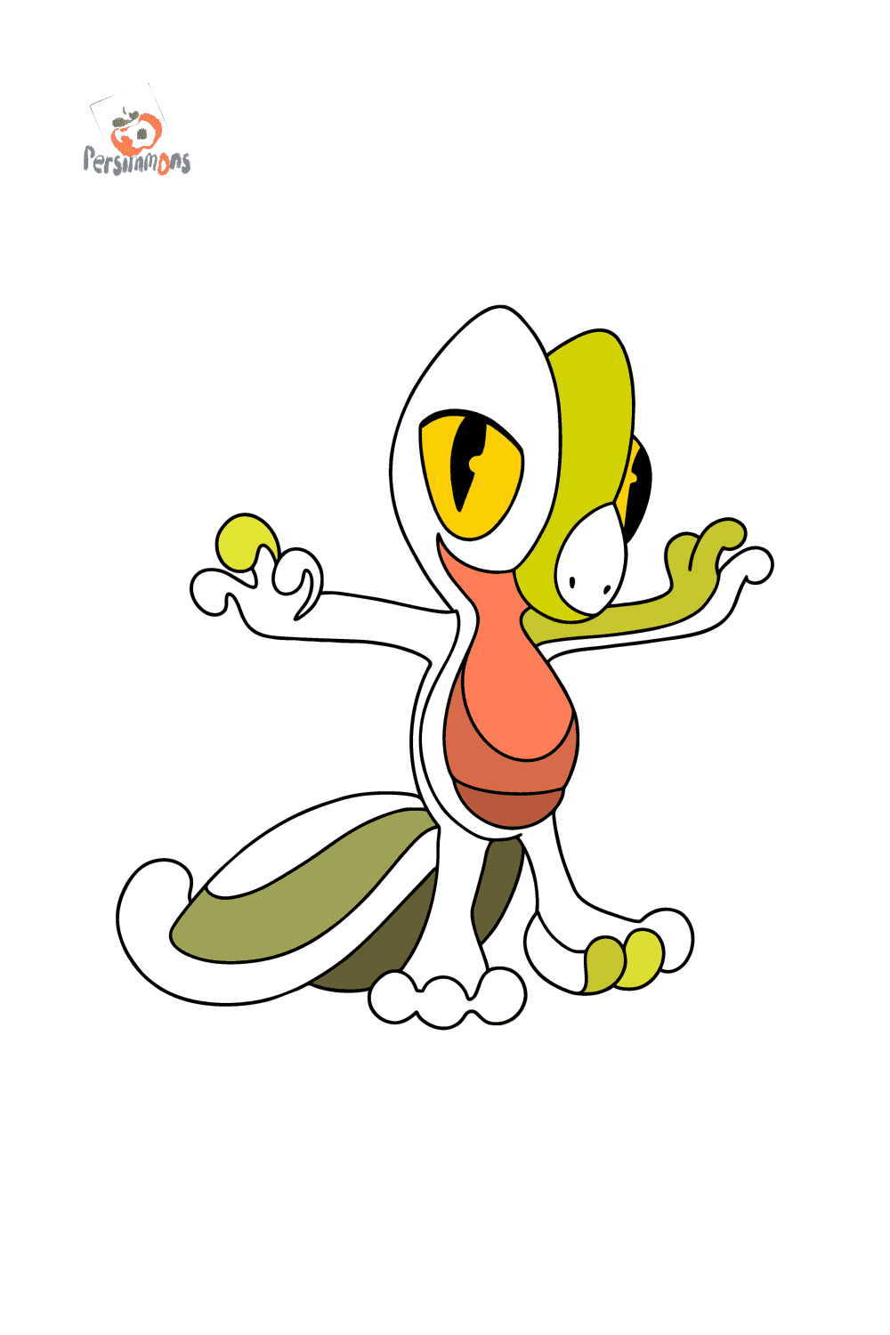 Dibujo de Treecko para colorear - Imprime y en Línea