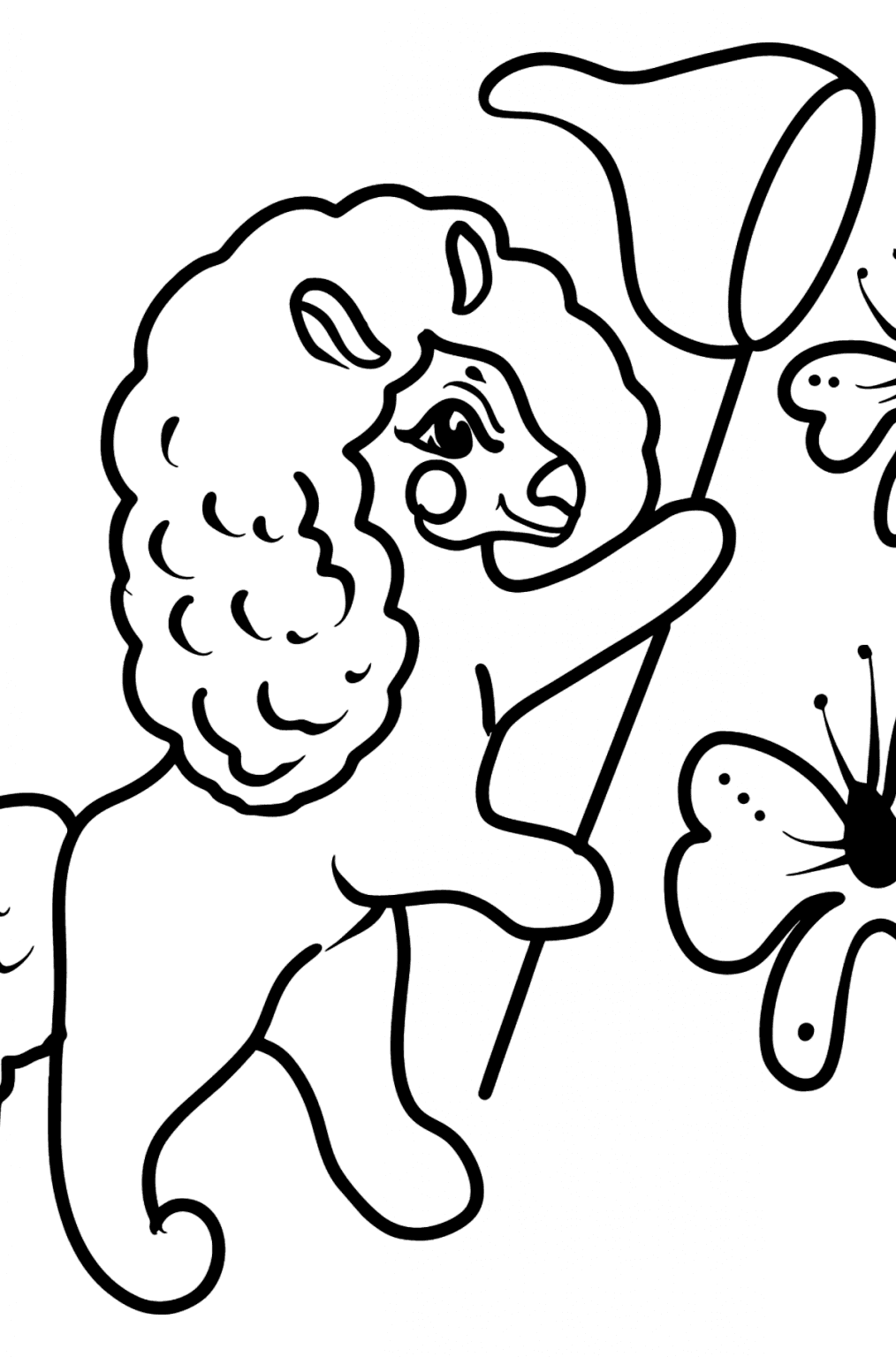 Mewarnai gambar kuda poni - Unduh, cetak, online untuk anak-anak!