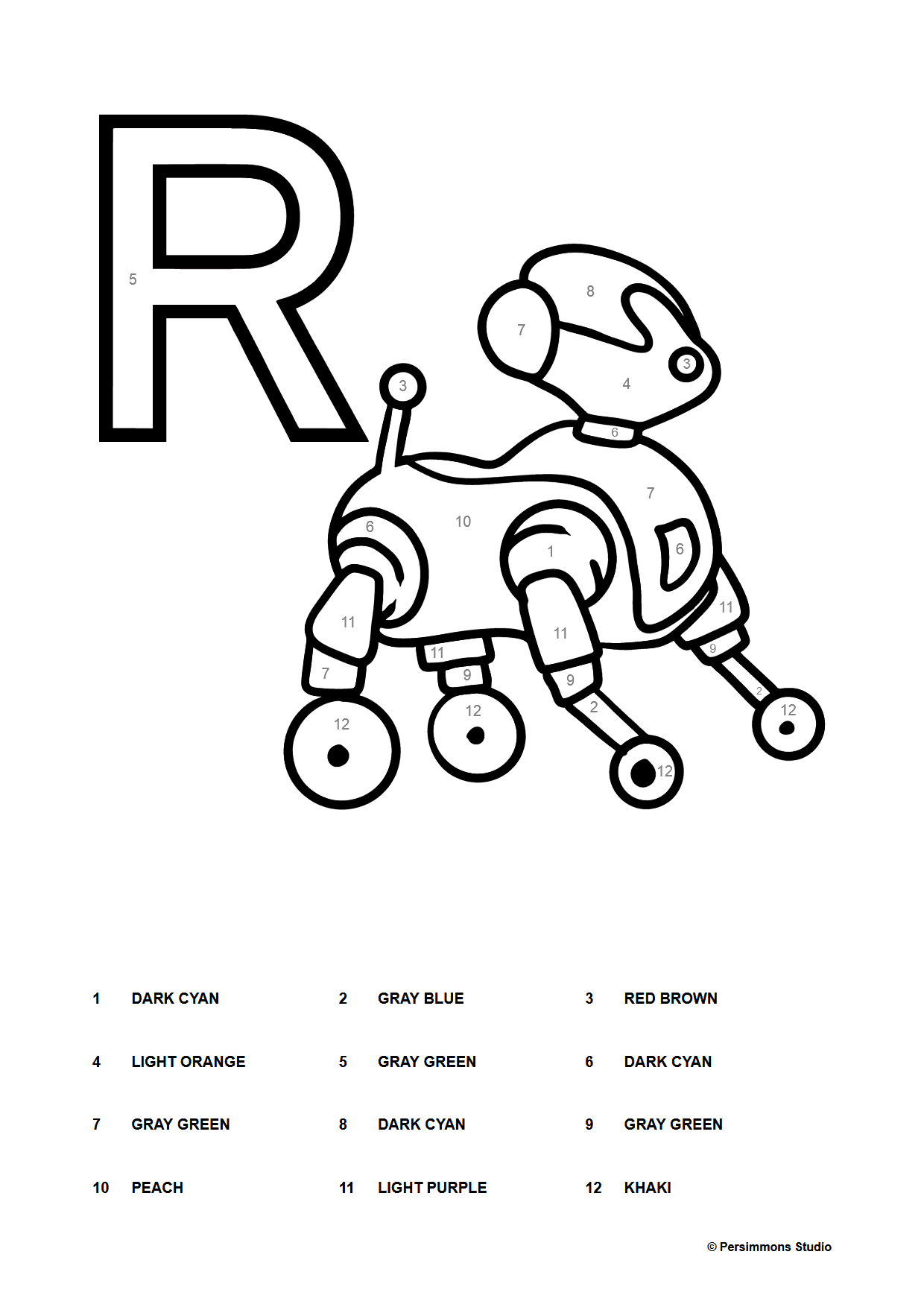 Portuguese Letter R coloring pages ♥ Print and Online Free!