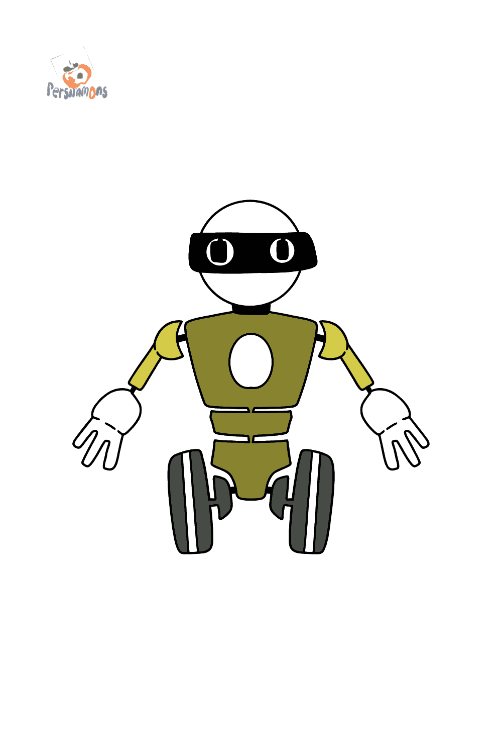 Desen de colorat robot 5 ♥ Online și Imprimați Gratuit!