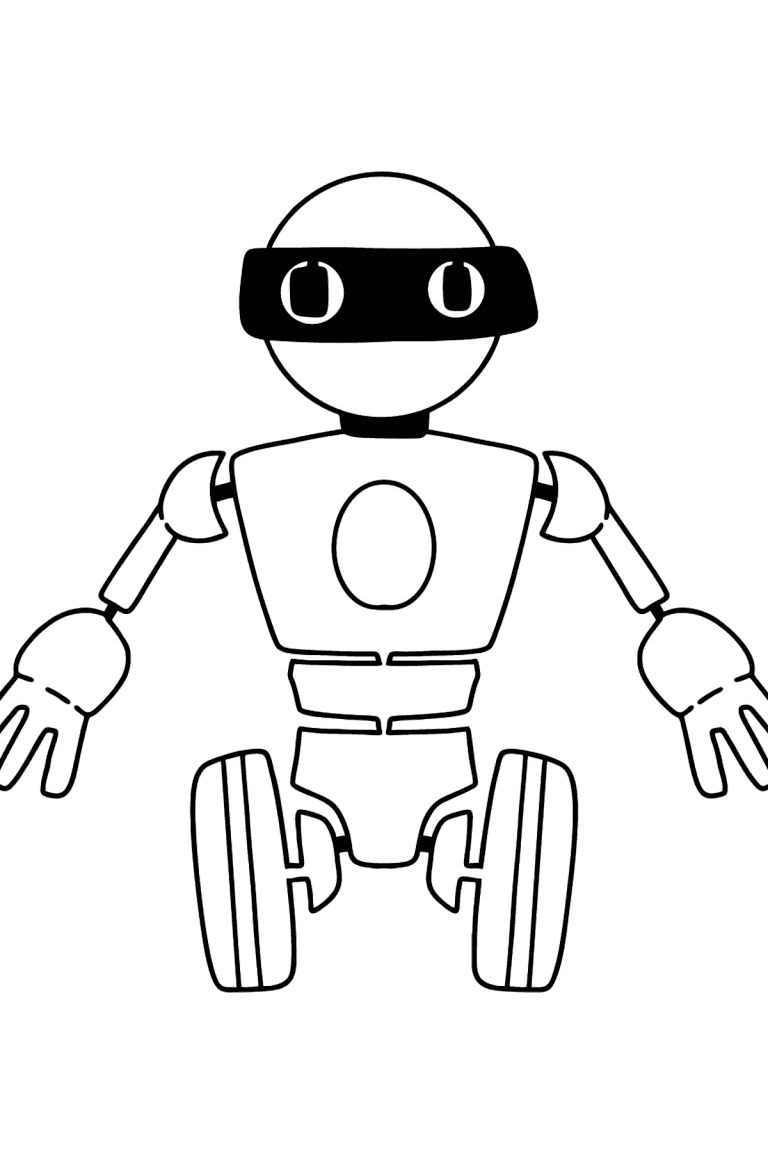 Disegni di Robot da colorare - Online, scaricare e stampare!