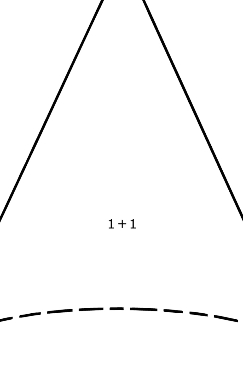 Boyama sayfası Koni ücretsiz | Coloring-for-Kids.com