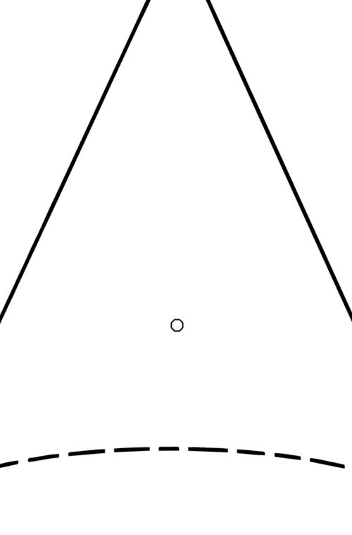 Boyama sayfası Koni ücretsiz | Coloring-for-Kids.com