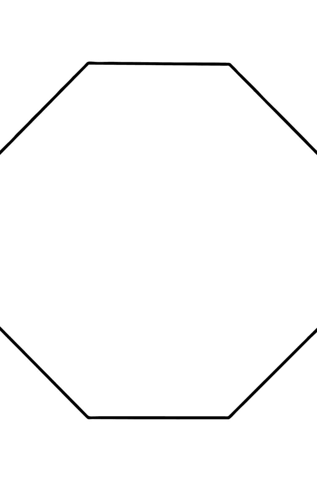 Hexagon coloring page ♥ Online or Printable for Free!