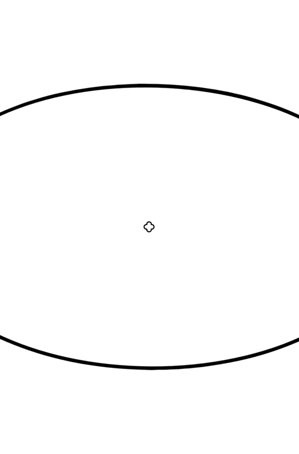 Oval coloring page for kids ♥ Online or Printable for Free!