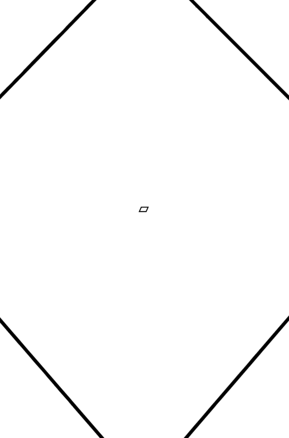 Ausmalbild Rhombus für Kinder - Kostenlos Drucken und Online!