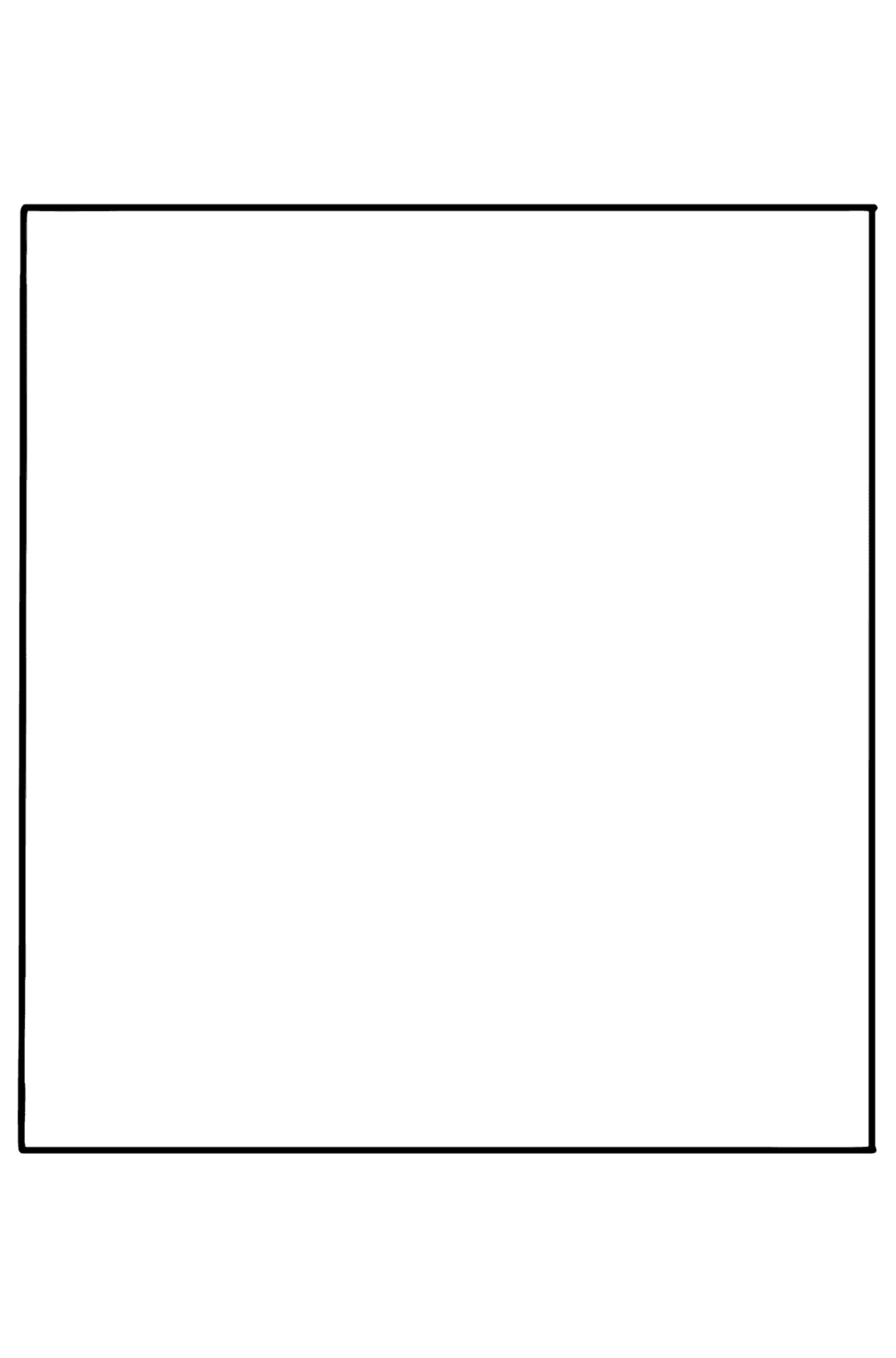 Dibujo de Cuadrado para colorear - Imprime y en Línea