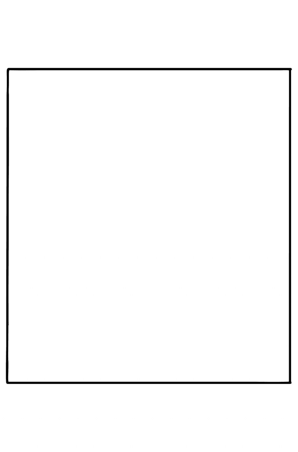 Dibujo de Cuadrado para colorear - Imprime y en Línea