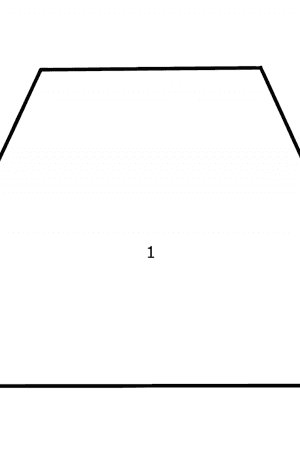 Dibujo de Trapezoide para colorear - Imprime y en Línea