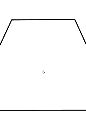 Ausmalbild Trapez für Kinder - Kostenlos Drucken und Online!