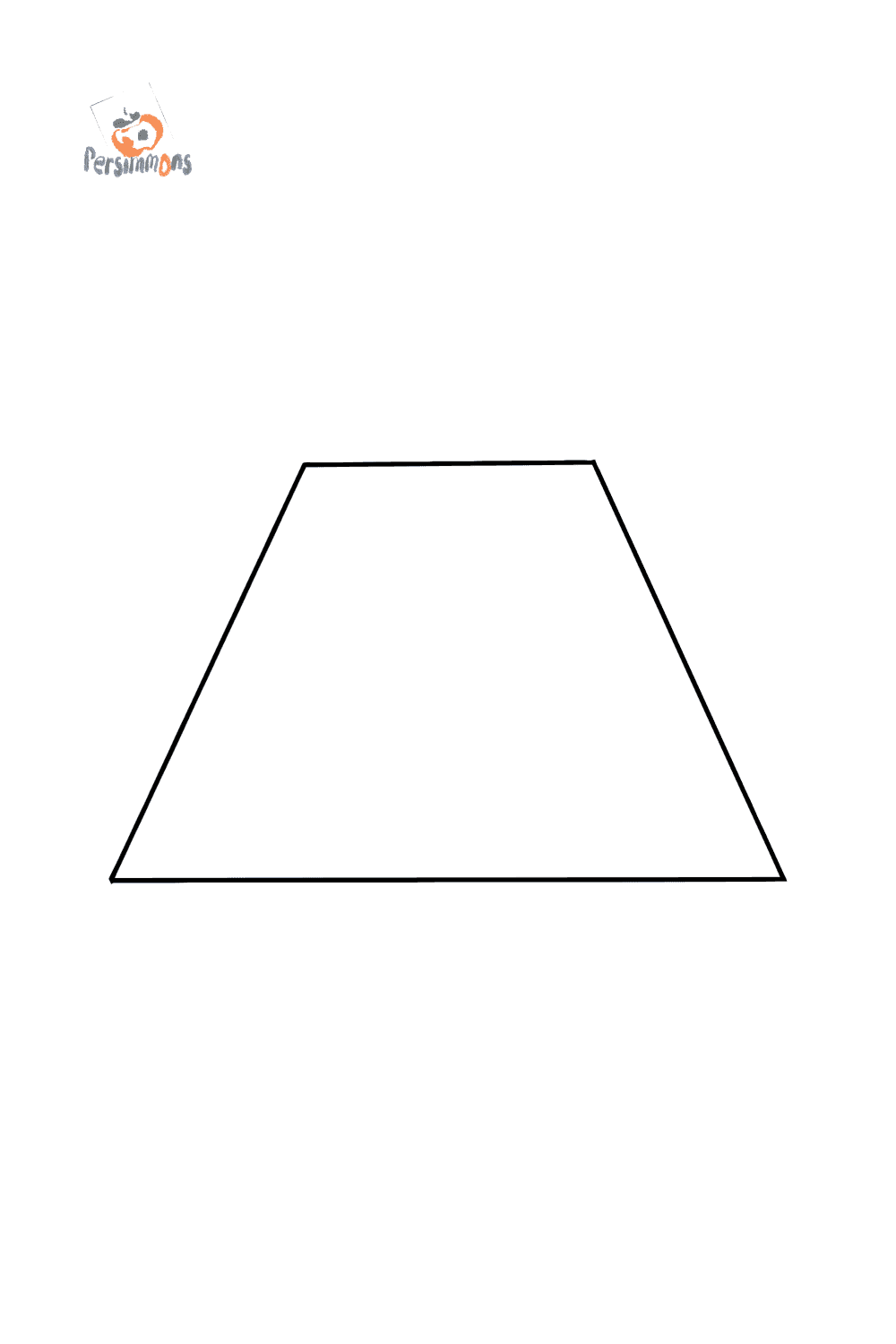 Dibujo de Trapezoide para colorear - Imprime y en Línea
