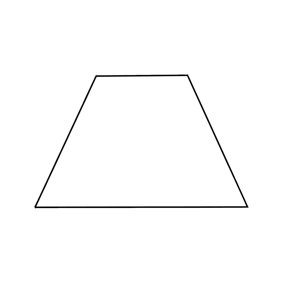 Dibujo de Trapezoide para colorear - Imprime y en Línea