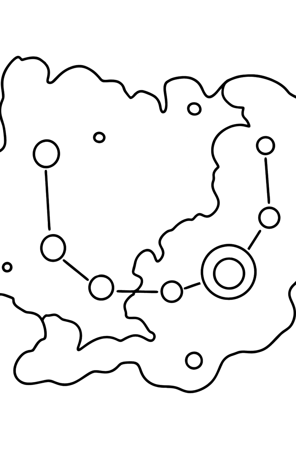 Constellation coloring page ♥ Online or Printable for Free!